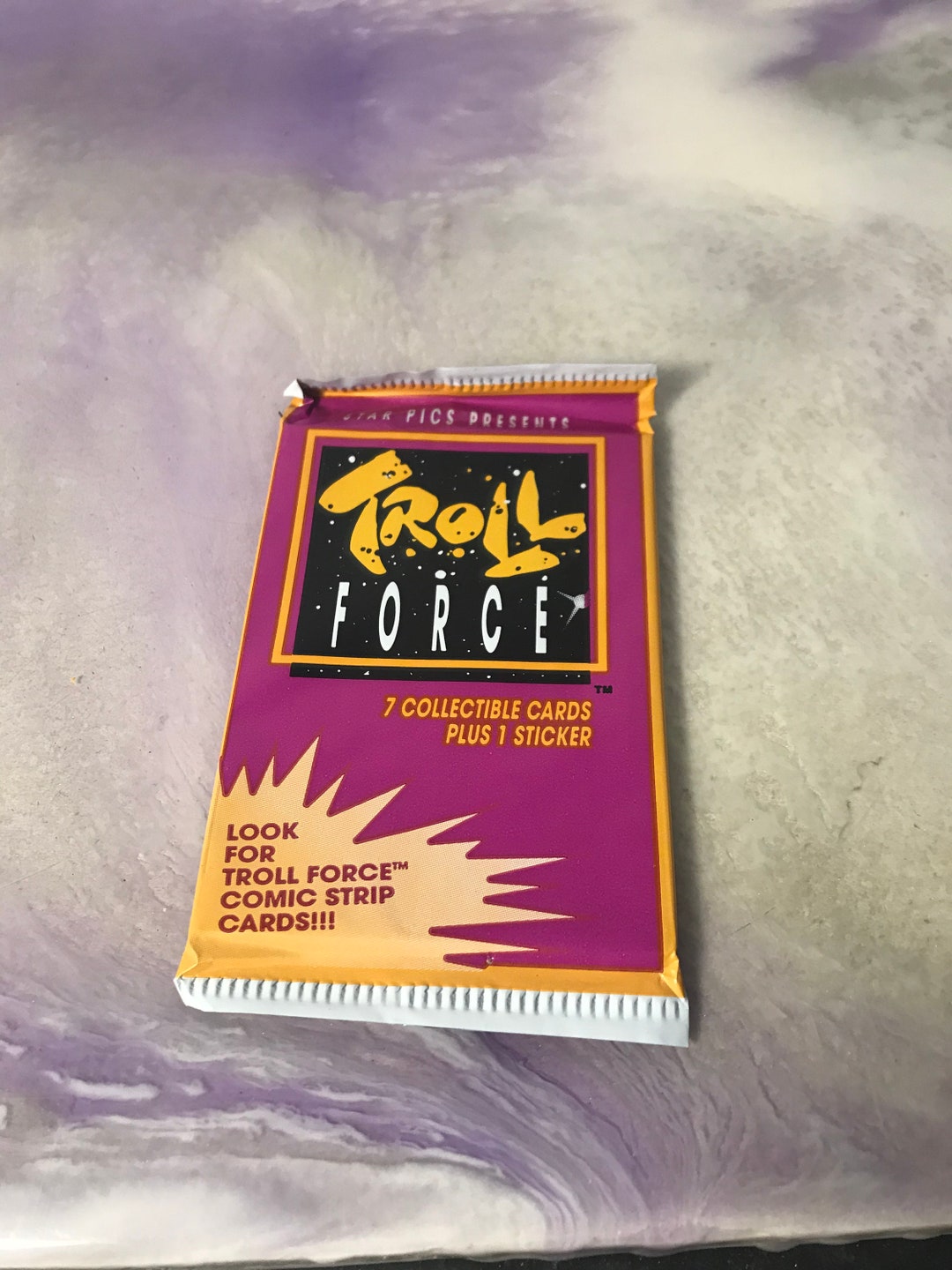 Vintage 1990's Troll Force Cartoon TV Show 1992 Trading Card Pack ...