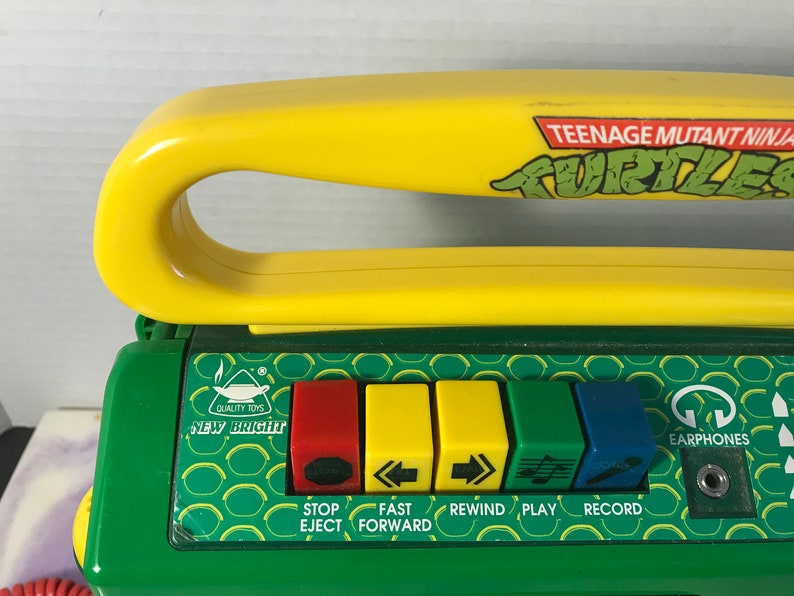 Vintage TMNT New Bright Cassette Player Recorder Mirage - Etsy