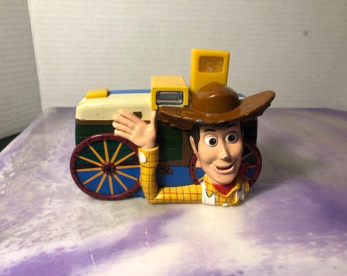 Vintage Disney Pixar Toy Story Sheriff Woody Themed Toy Camera - Talks ...