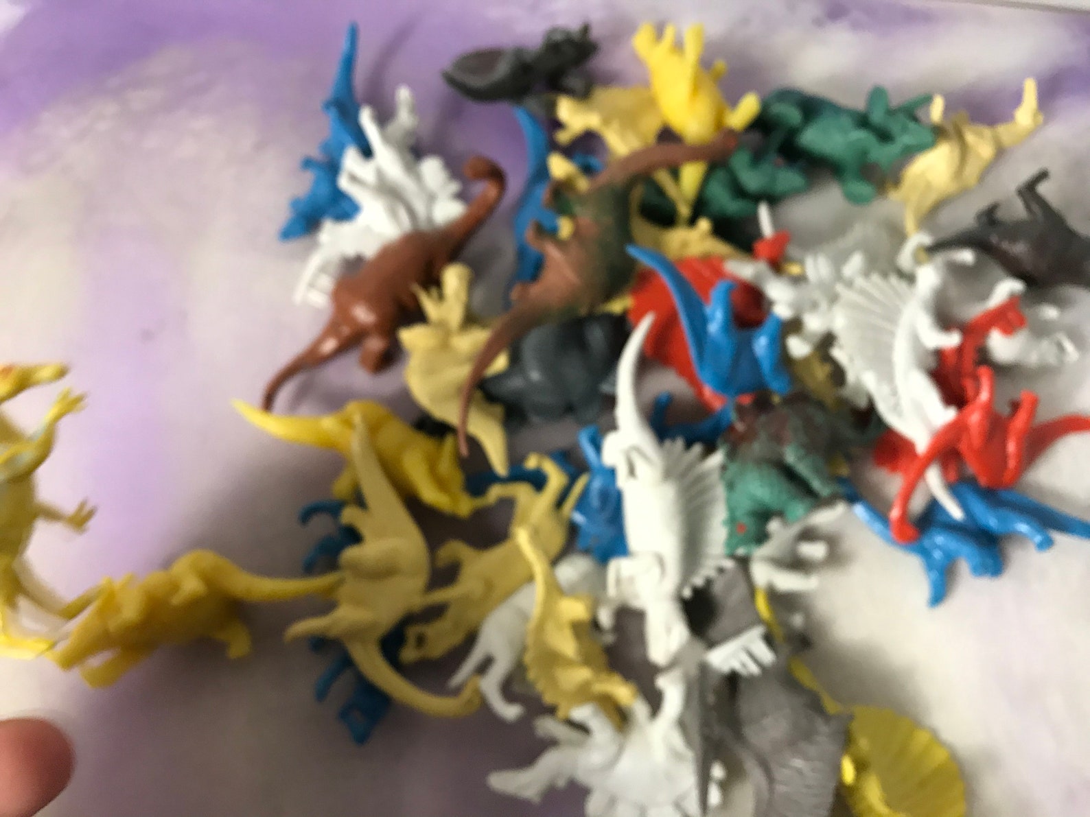 Huge Vintage Lot of Made in China Dinosaur Plastic Toys and Others ...