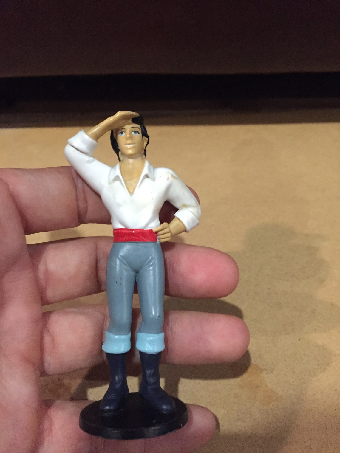 Vintage Disney the Little Mermaid PRINCE ERIC Figure PVC Cake - Etsy