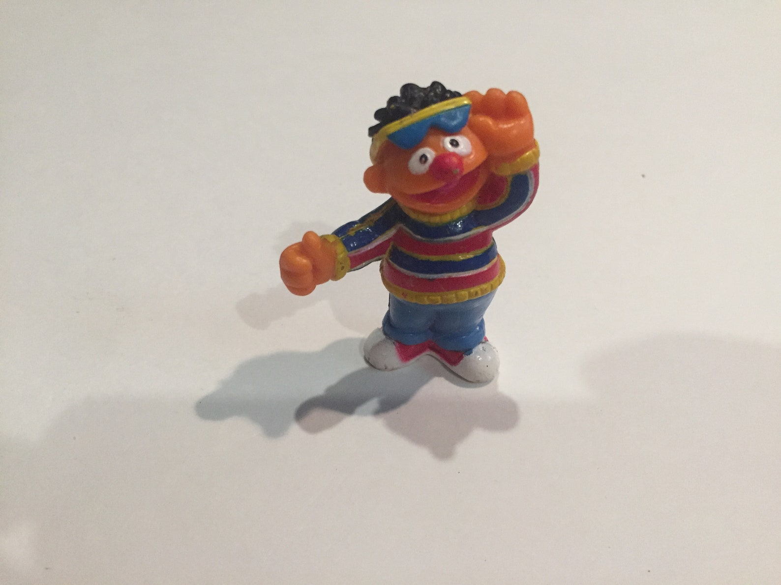 Vintage Sesame Street ERNIE Waving Figure PVC Cake Topper Rare | Etsy