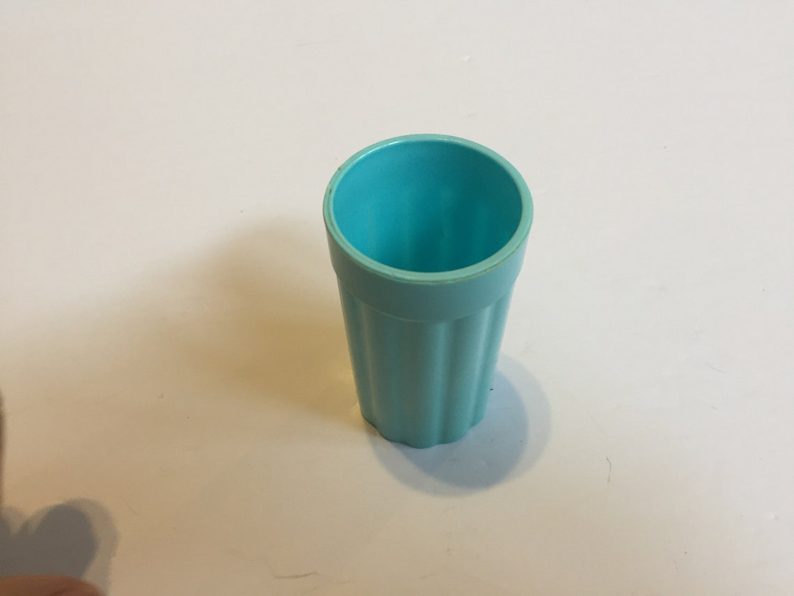Vintage Tupperware Tupper Toys Light Blue Glass / Cup Rare - Etsy