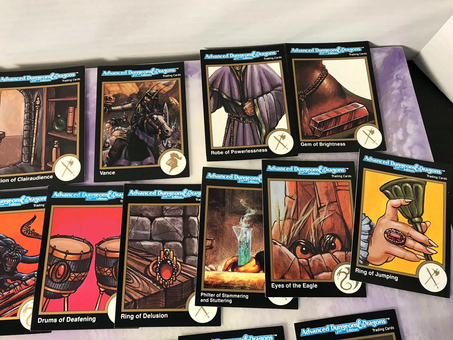 Vintage 1990s Advanced Dungeon and Dragons Card Game 20 Card | Etsy