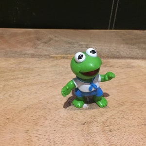 Vintage 1986 Muppet Babies Kermit the Frog PVC Figure Cake Topper 2 1/2 ...