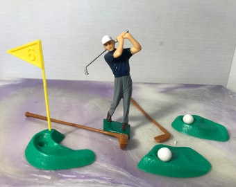 Golf Cake Topper Figurine - Etsy
