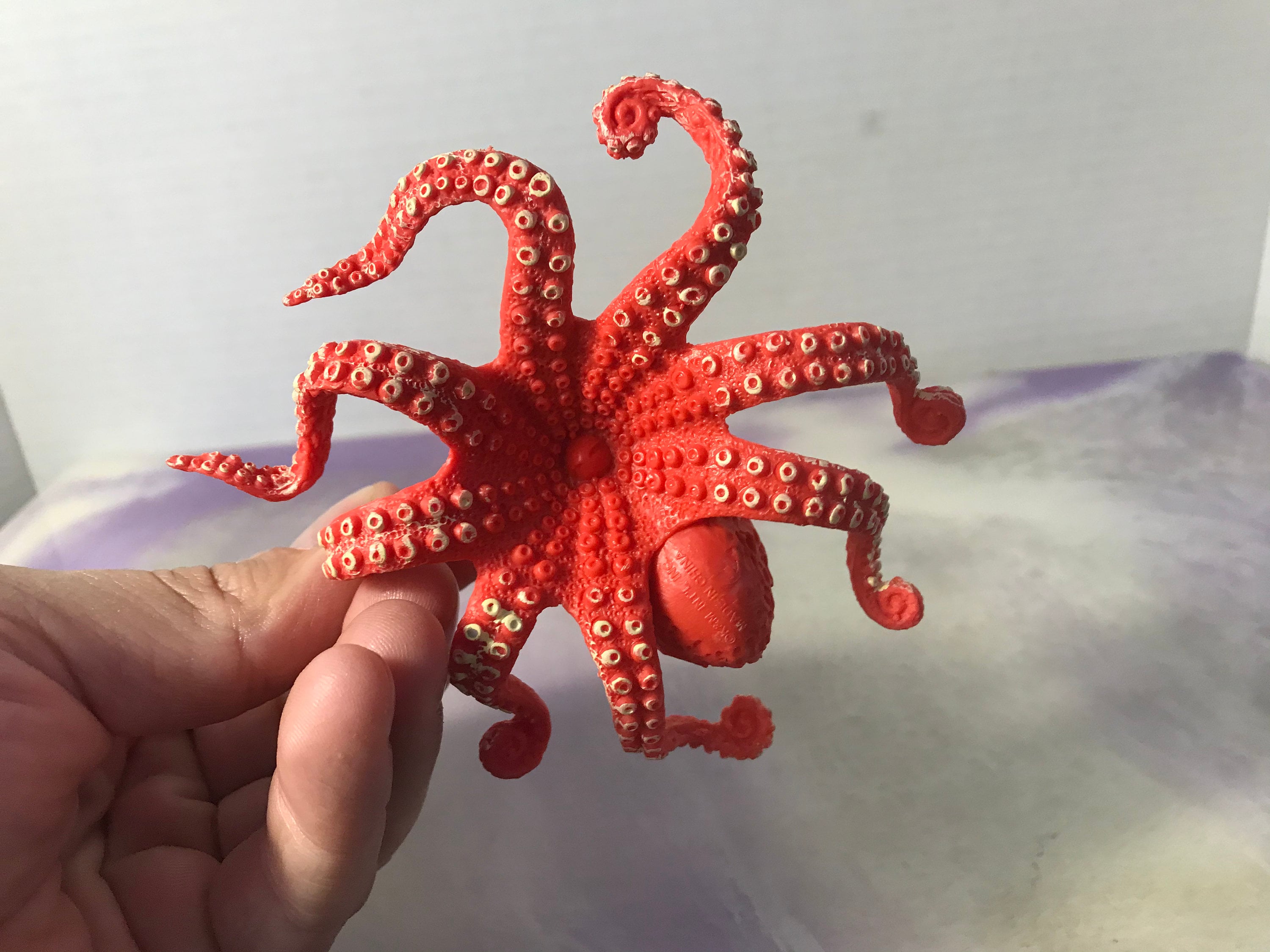 Vintage Safari LTD 1990's OCTOPUS Vintage Marine Life PVC Figure Cake ...