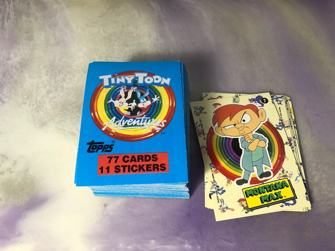 Vintage 1990s Tiny Toons Adventure Near Complete Trading Card Lot - Awesome Pile of Trading ...
