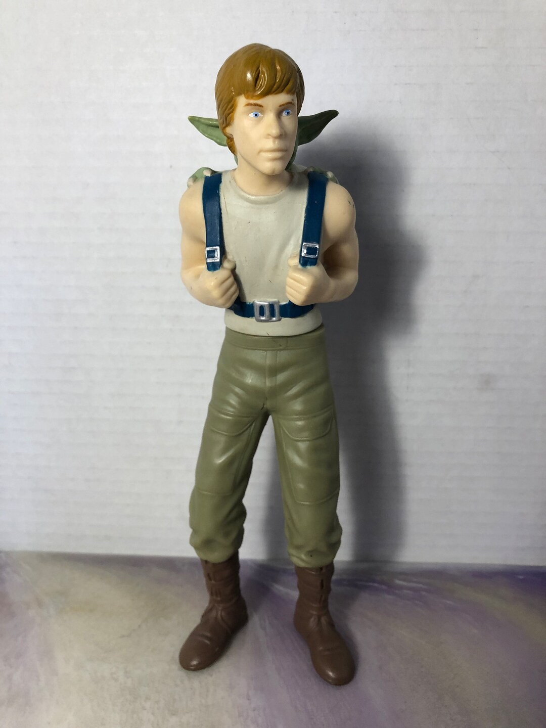 Star Wars Vintage 1995 LFL Applause Figure Luke Skywalker With Yoda ...