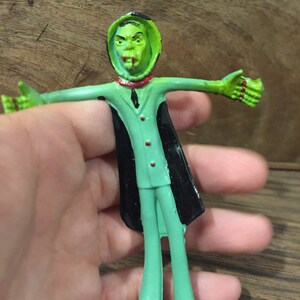 Vintage 1980s Vampire Bendable Figure - Made in China Halloween Themed ...