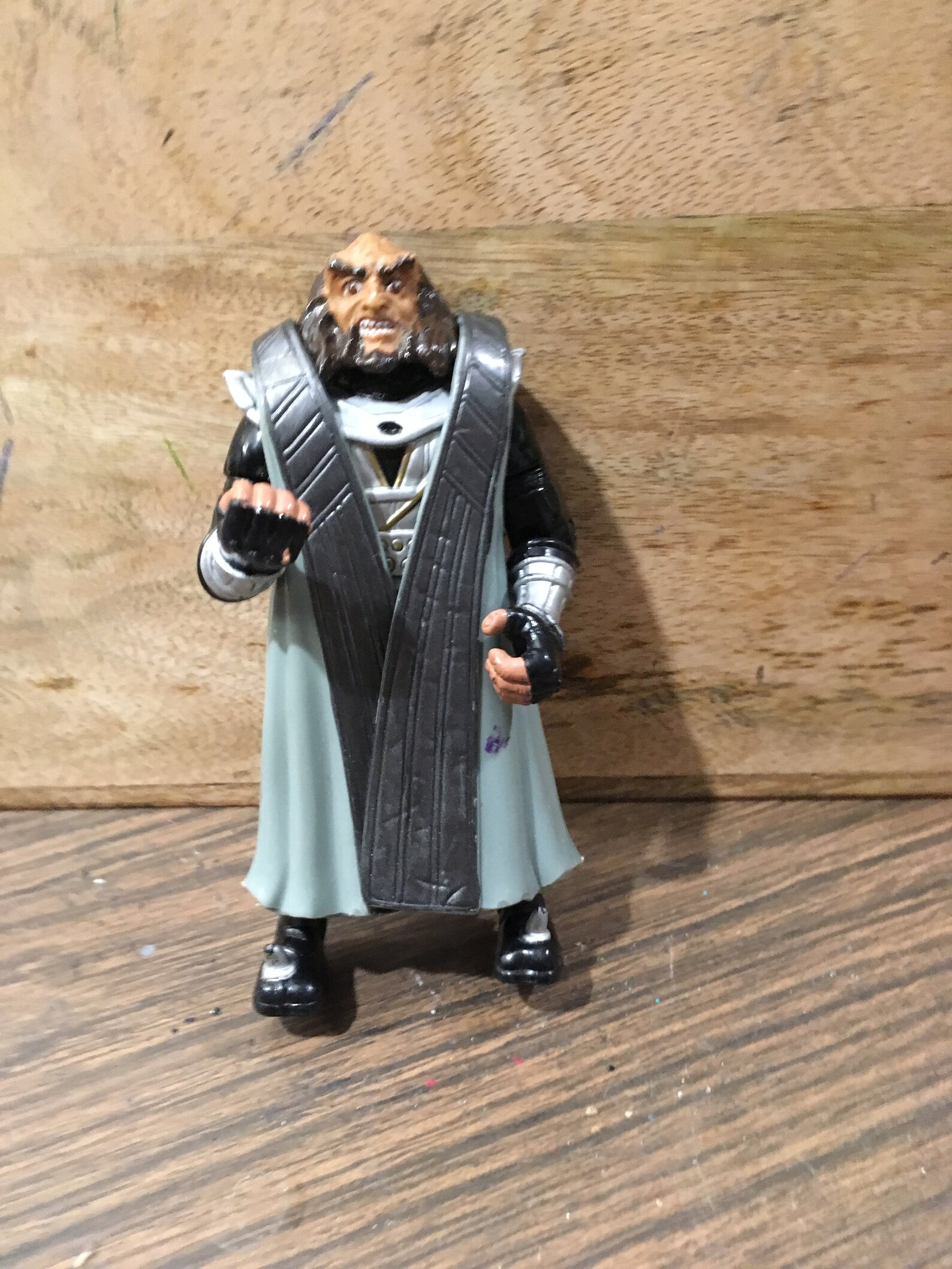 Vintage 90's Playmates Toys Star Trek Klingon Warrior Worf | Etsy
