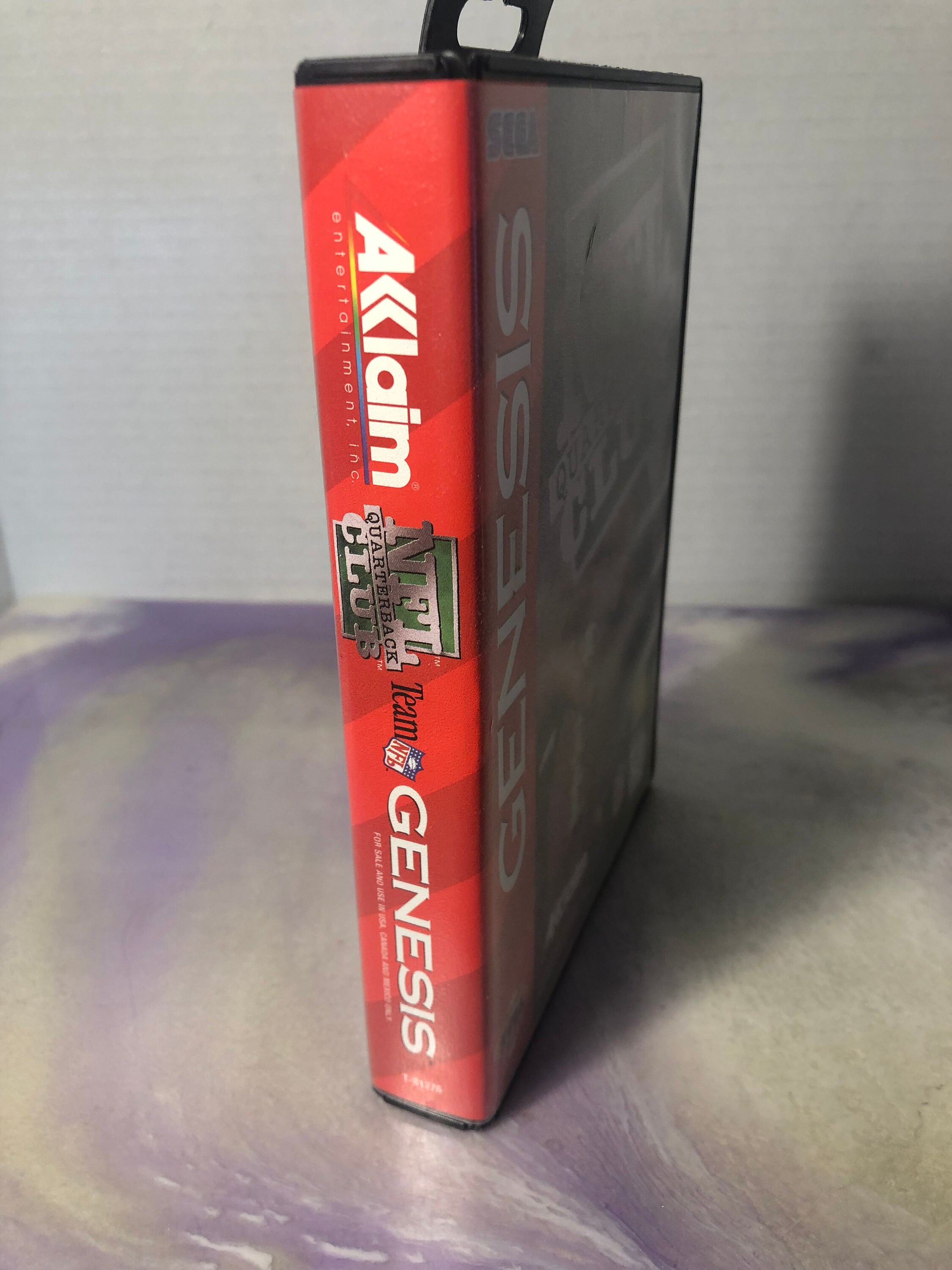 Vintage NFL Quarterback Club Football for Sega Genesis - Rare Vintage ...