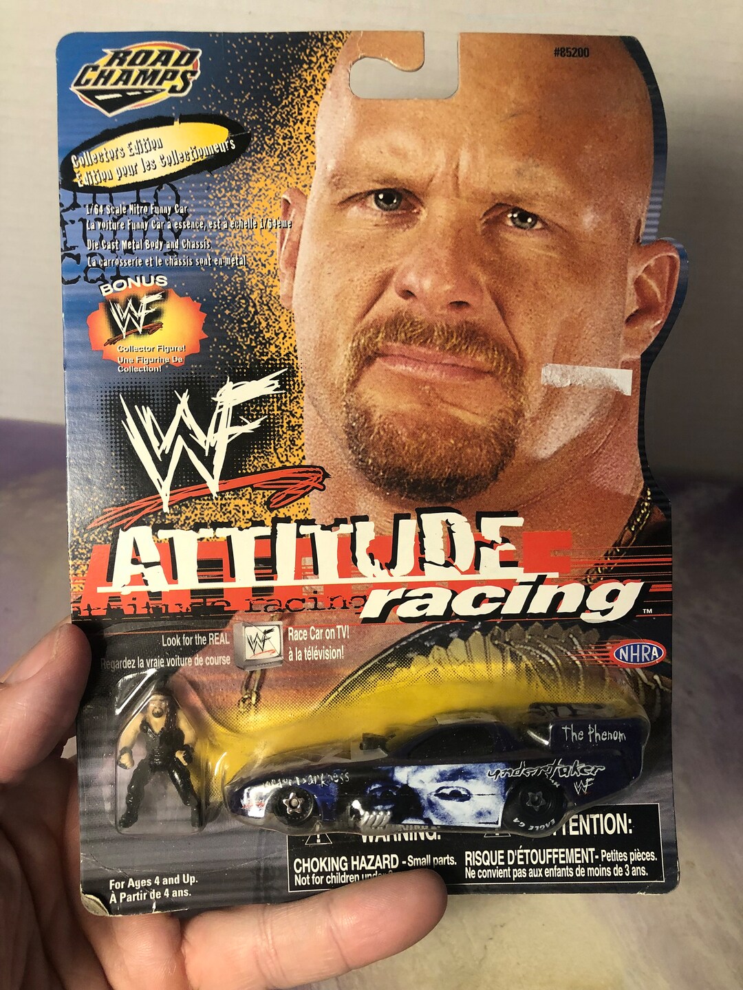 Vintage Brand New 1999 Road Champs WWF Attitude Racing UNDERTAKER Die ...