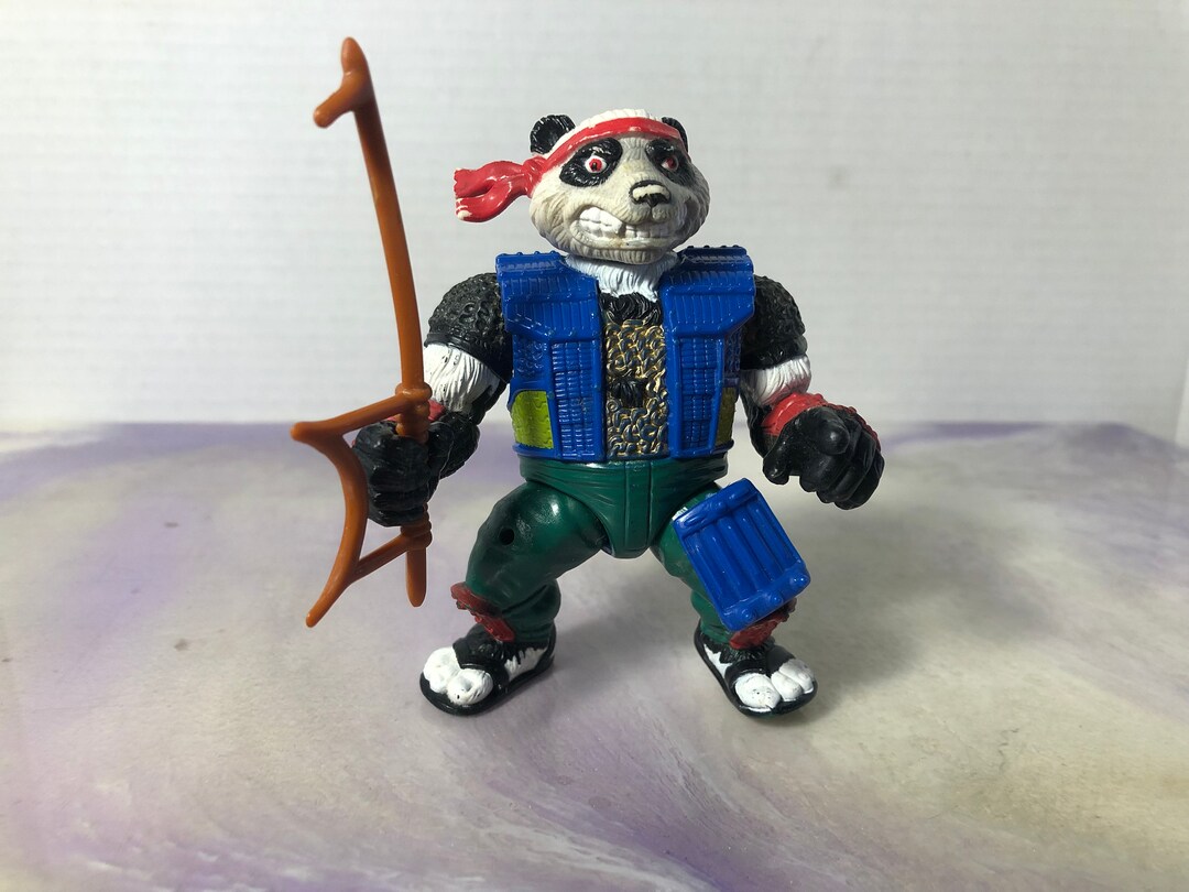 Vintage 1990 Panda Khan TMNT Rare Figure Teenage Mutant - Etsy