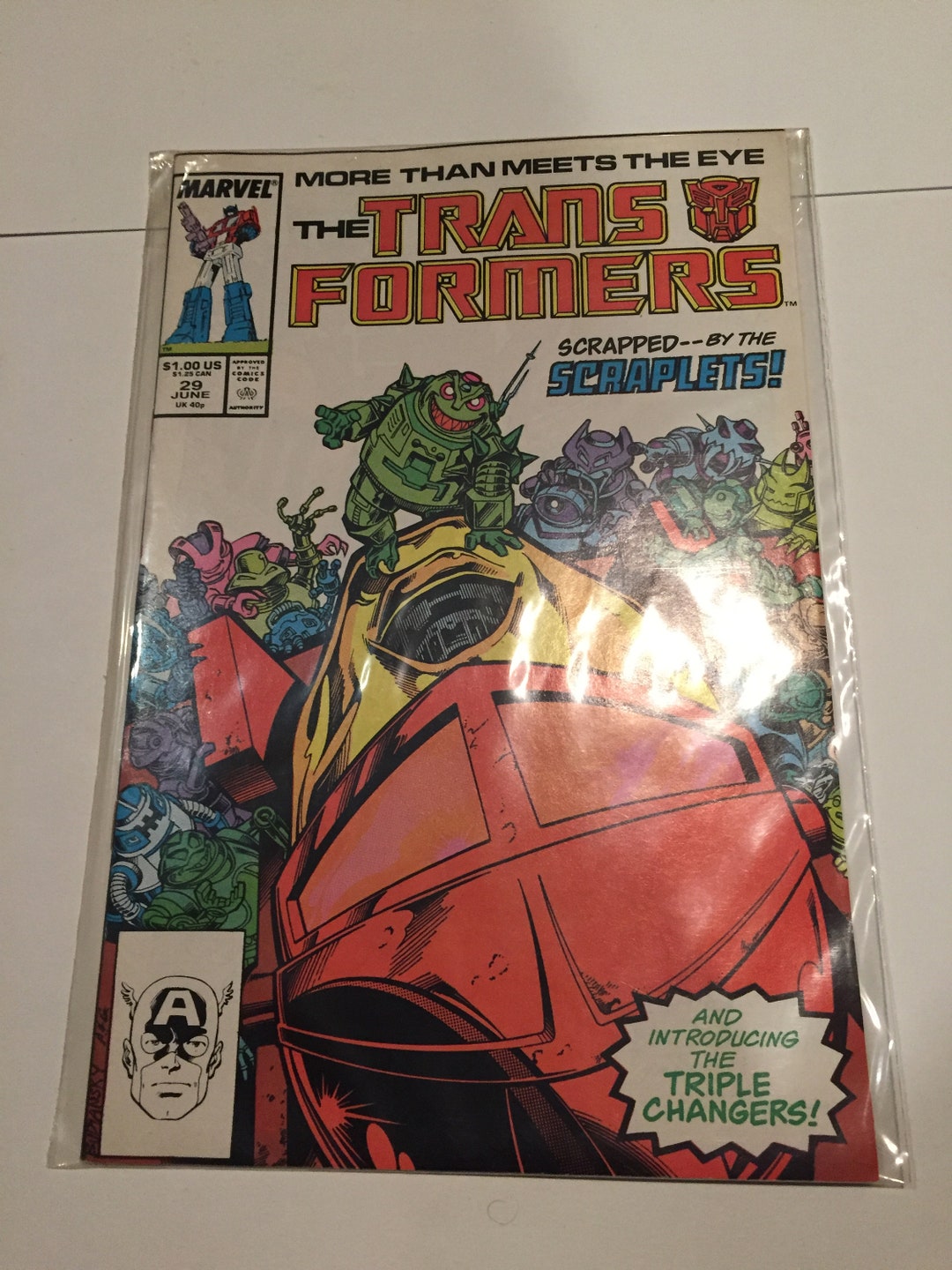 Vintage Rare Transformers #29 Marvel Comic 1986 Marvel Transformers 80 ...
