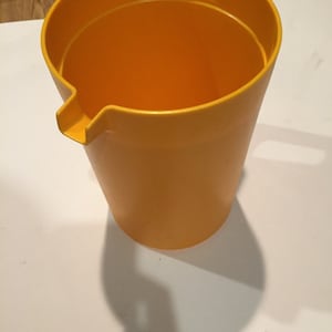 Vintage Tupperware Large Yellow Serving Pitcher - Rare Vintage Piece of ...