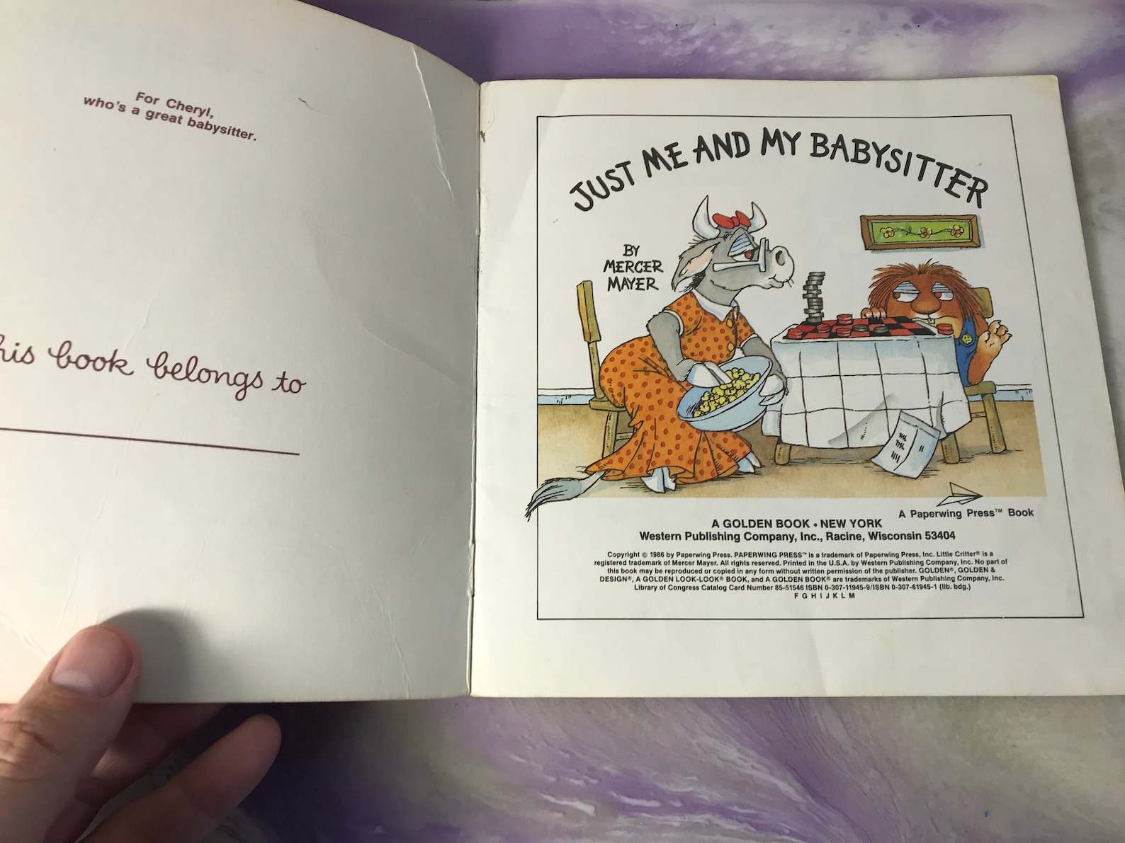 Vintage Golden Mercer Mayer Just Me and My Babysitter - Etsy