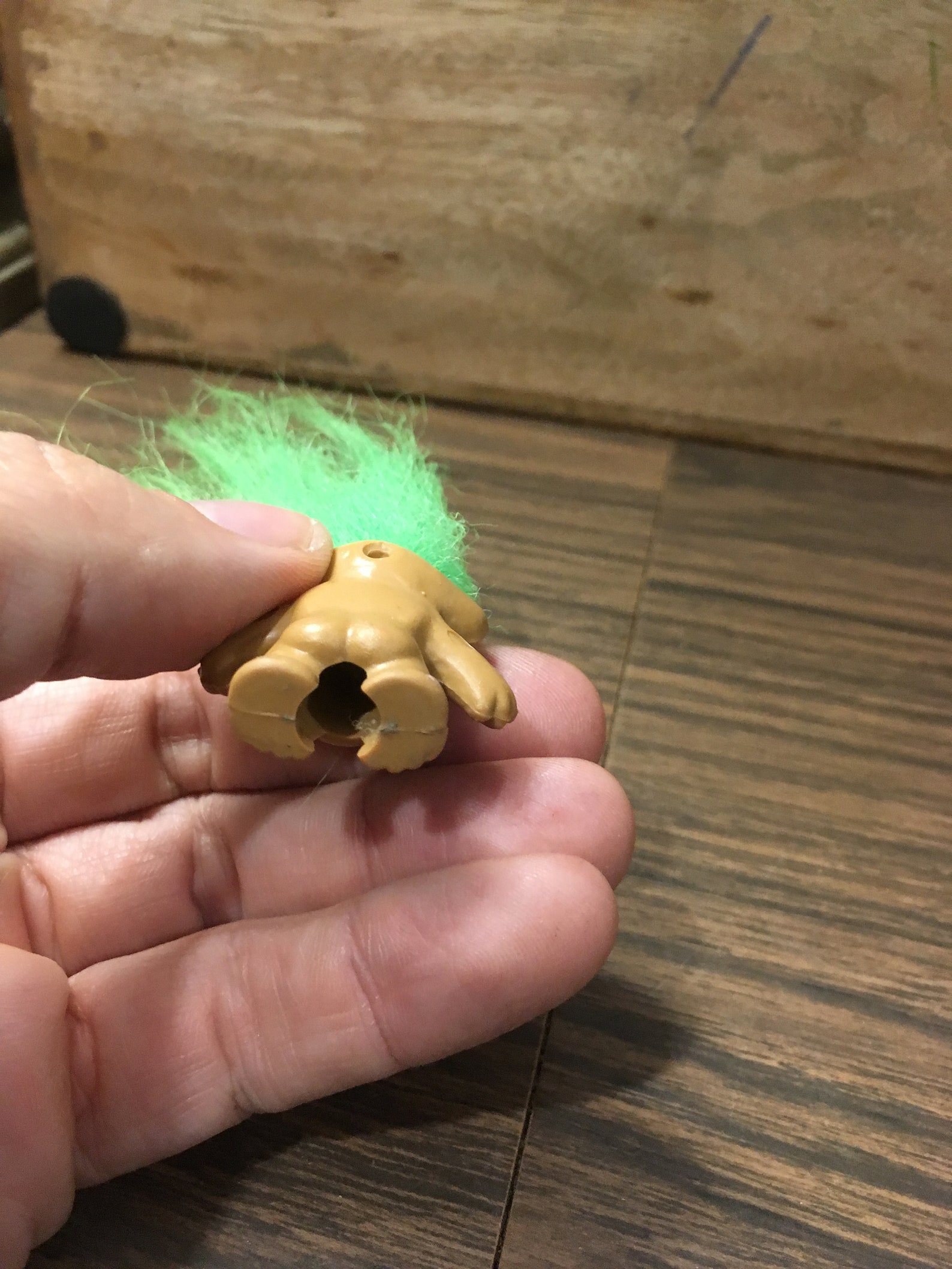 Russ Troll Green Hair Mini Troll Pencil Topper Vintage Rare - Etsy