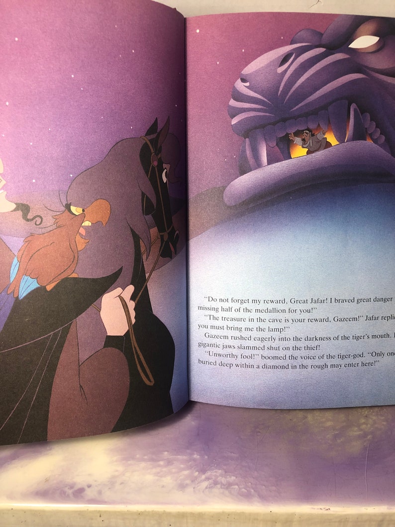 Walt Disney's Classic Series Aladdin (HC 1990's) Illustrated Children's ...
