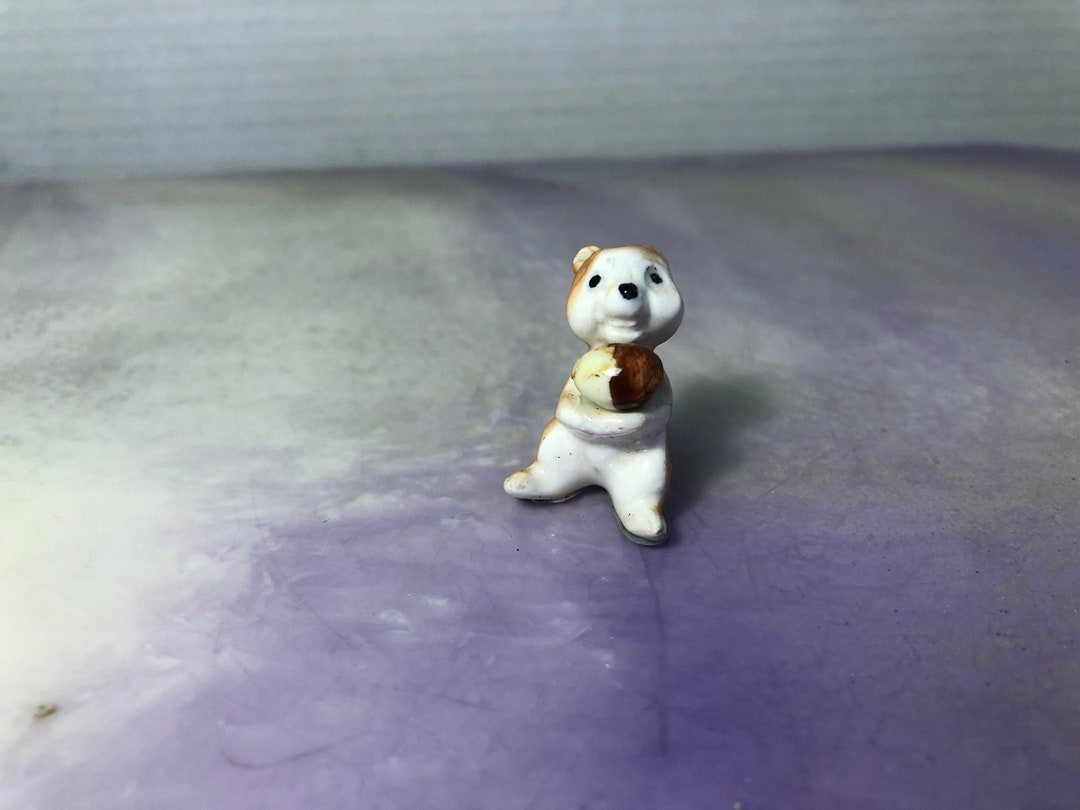 Vintage Ceramic Chipmunk Figurine - Ceramic Figurine Display Piece ...