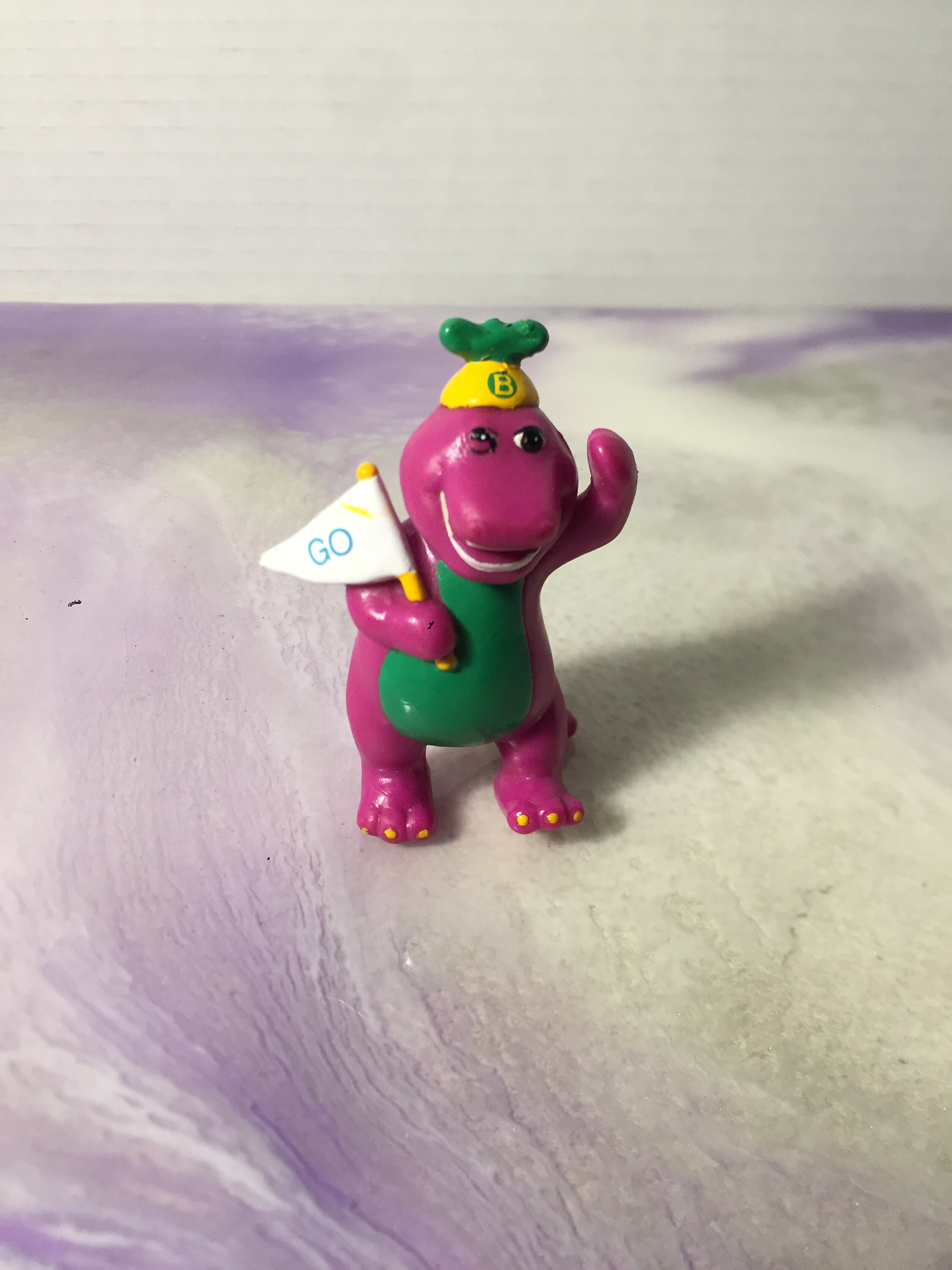 2 1/2 Barney Sports Fan PVC Toy Figure Lyons 1993 Rare - Etsy