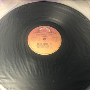 Vintage Album Record 1980's Triumph - Rock and Roll Machine Vintage ...