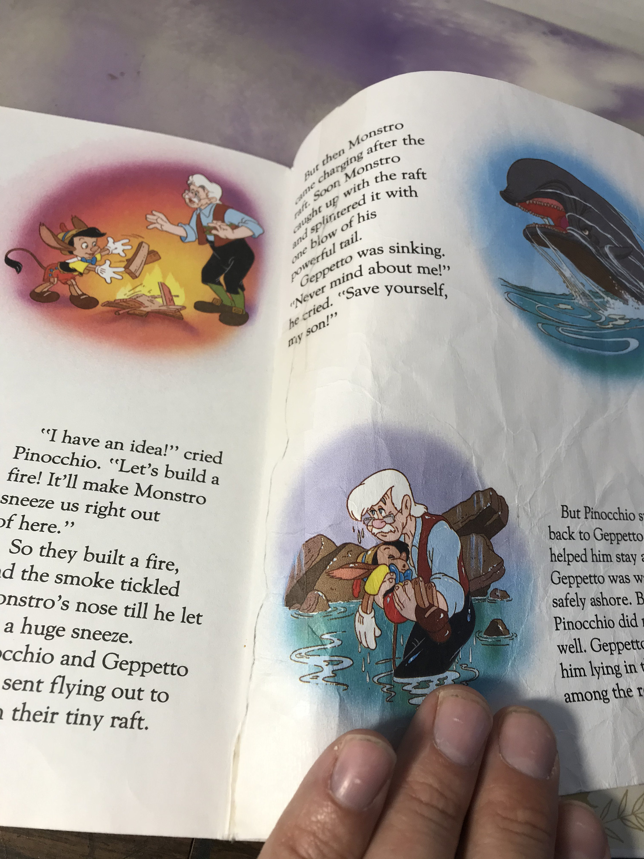 Pinocchio Monstro Sneeze
