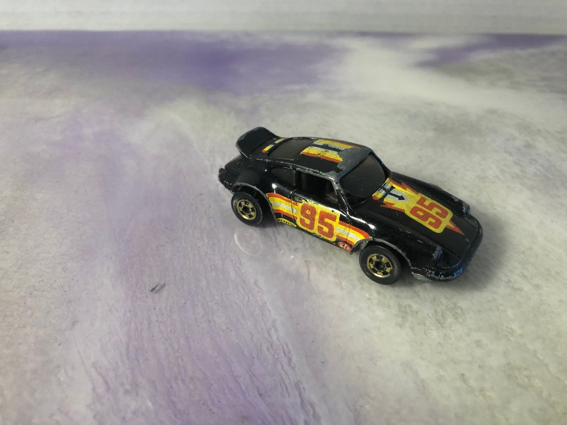 Vintage 1974 Mattel Hot Wheels Black Porsche Rare Vintage | Etsy