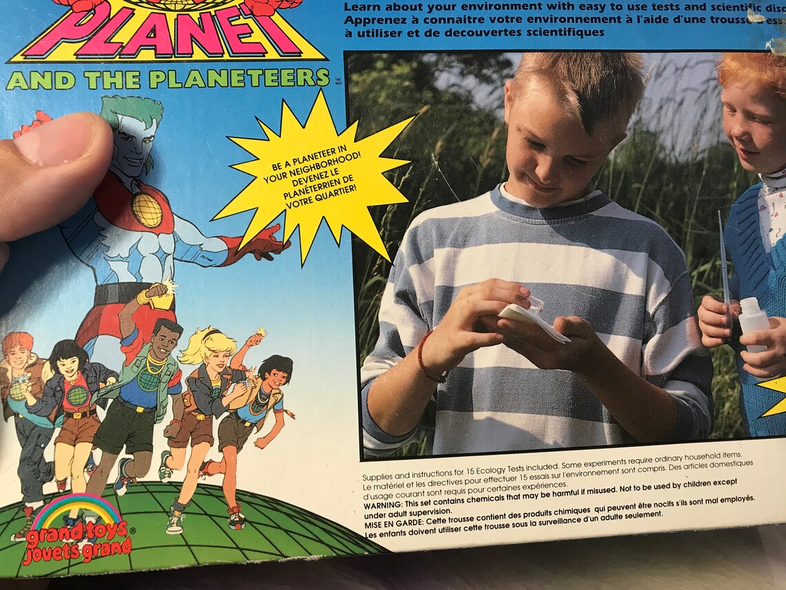 Vintage Rare TIGER Toys Captain Planet Planeteers Ecology Air | Etsy