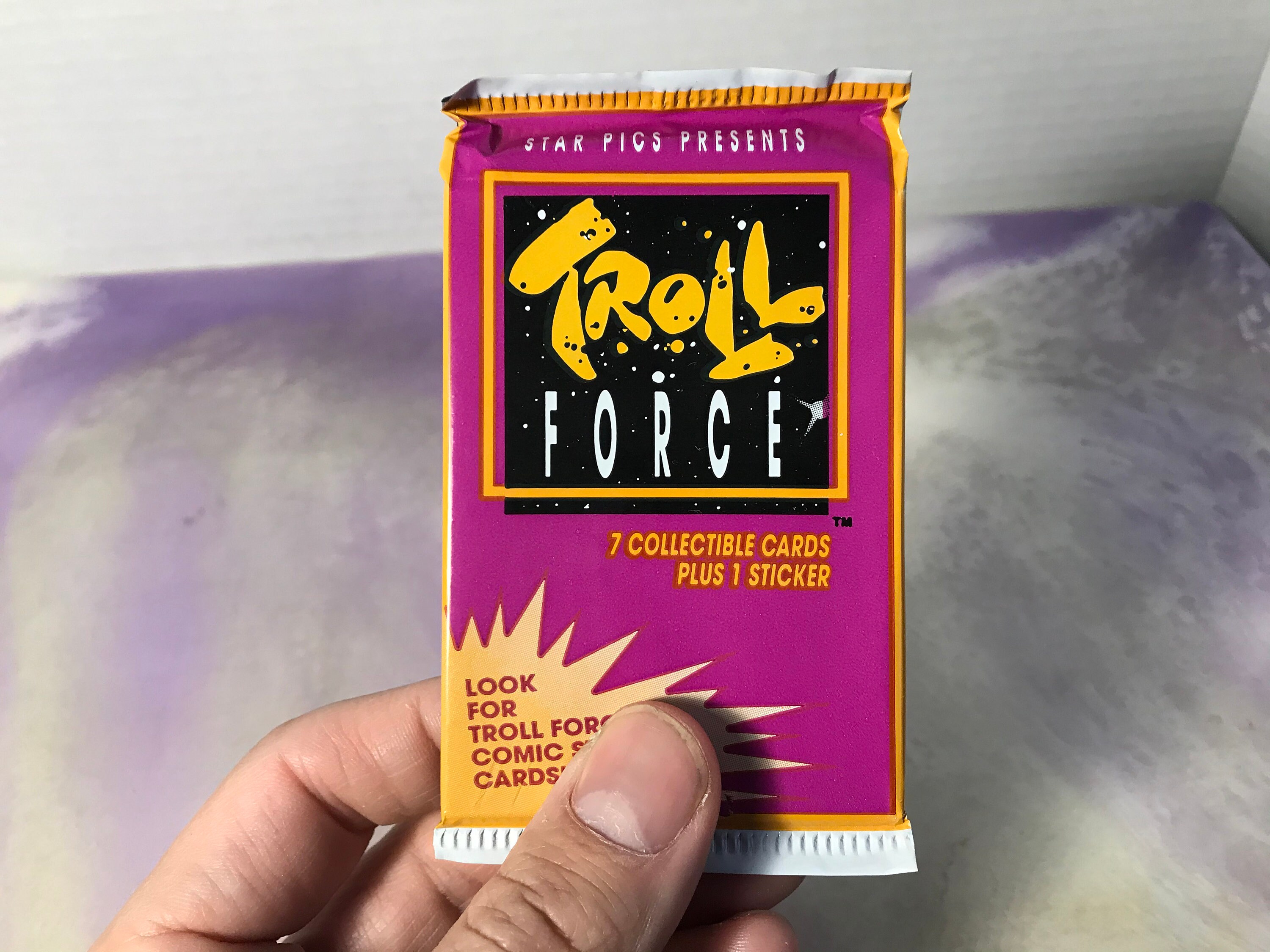 Vintage 1990's Troll Force Cartoon TV Show 1992 Trading Card Pack ...