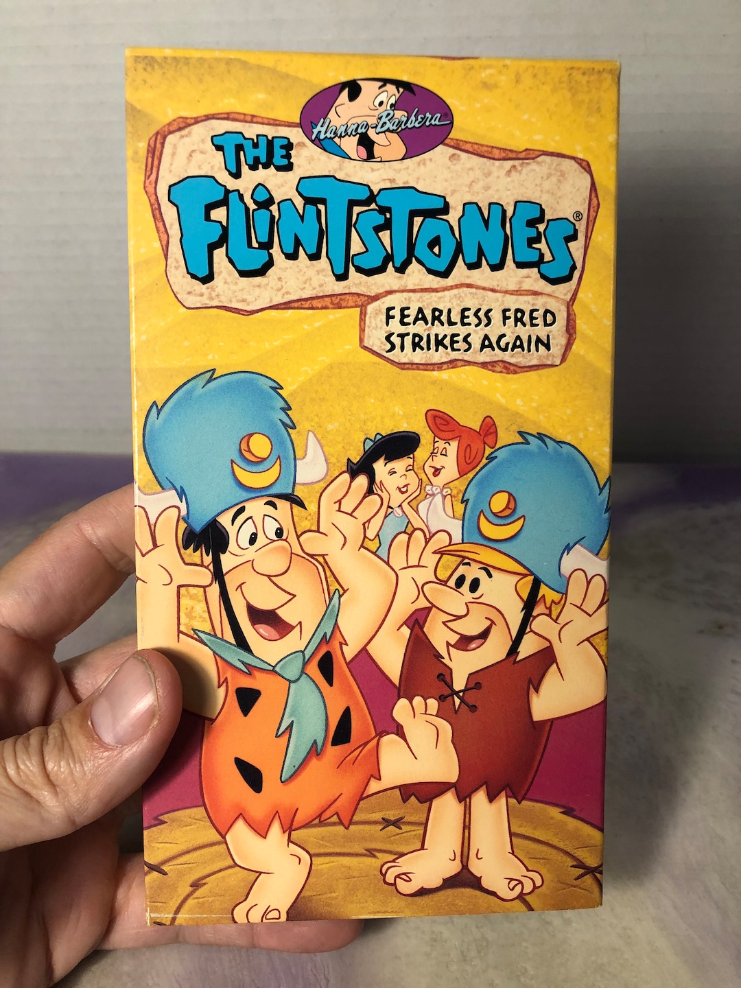 Vintage the Flintstones- Fearless Fred Strikes Again VHS Cassette Tape ...