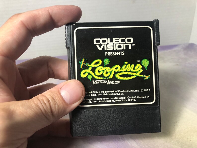 Vintage 1980s Atari Video Game System LOOPING - Rare Vintage Video Game ...