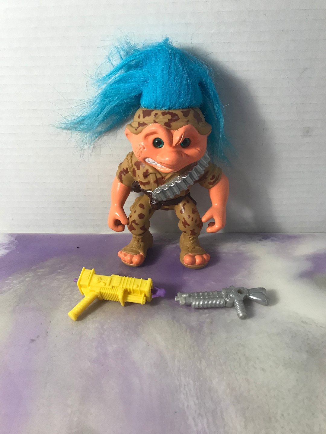 Vintage Battle Trolls General Troll Themed Troll Figure 1992 Hasbro ...