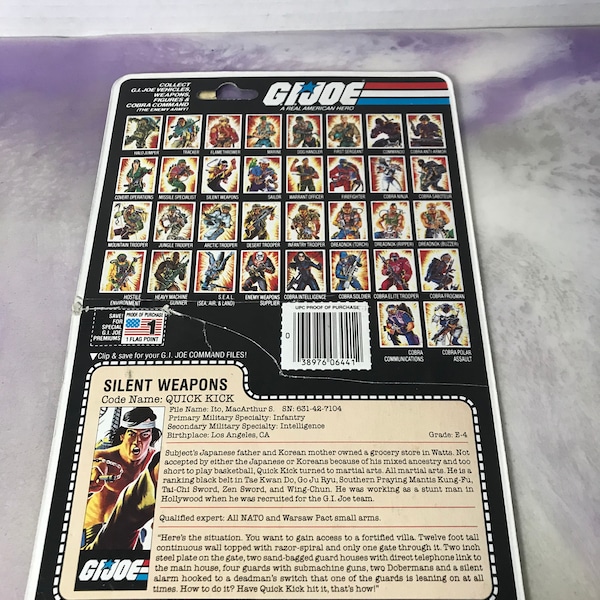Gi Joe Cardback - Etsy