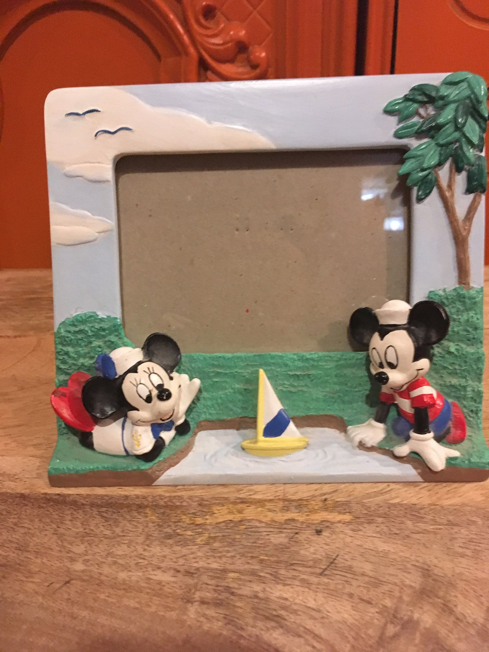 Vintage Disney Mickey Mouse and Minnie Mouse Picture Frame - Etsy
