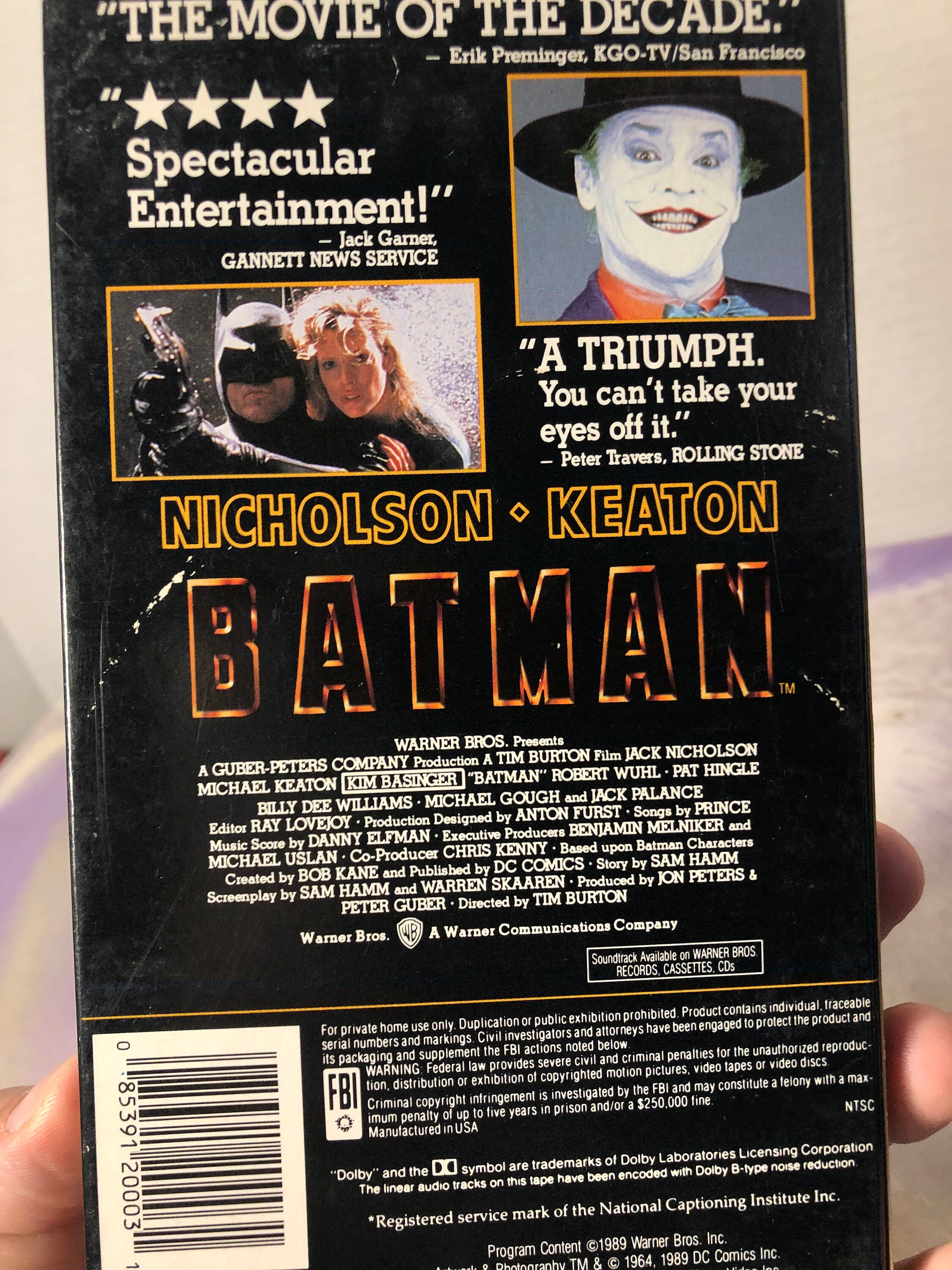Vintage 80's DC Comics VHS Batman Awesome 80's Teen - Etsy