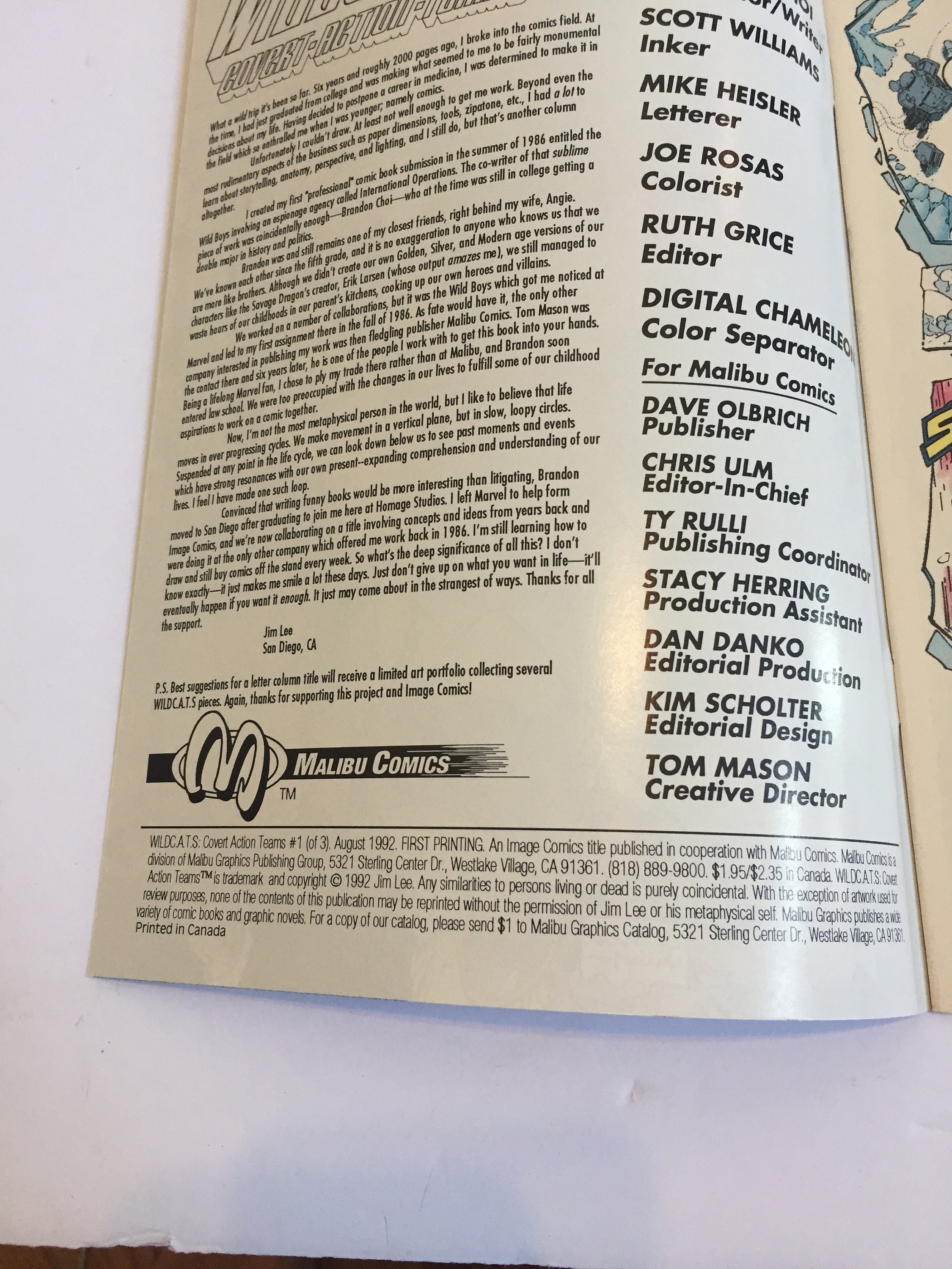 Vintage Image Comics WILDCATS 1 First Issue Rare - Etsy