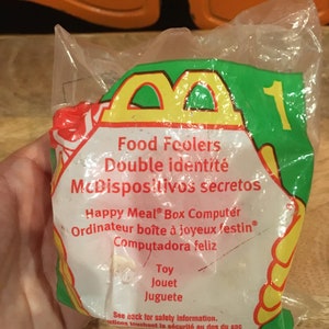 Vintage Food Foolers - Happy Meal Box / Computer Mcdonald's Toy- BRAND ...