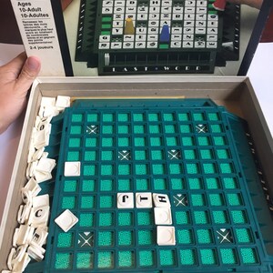 Vintage 1985 Last Word Board Game Milton Bradley Word Game Puzzle ...