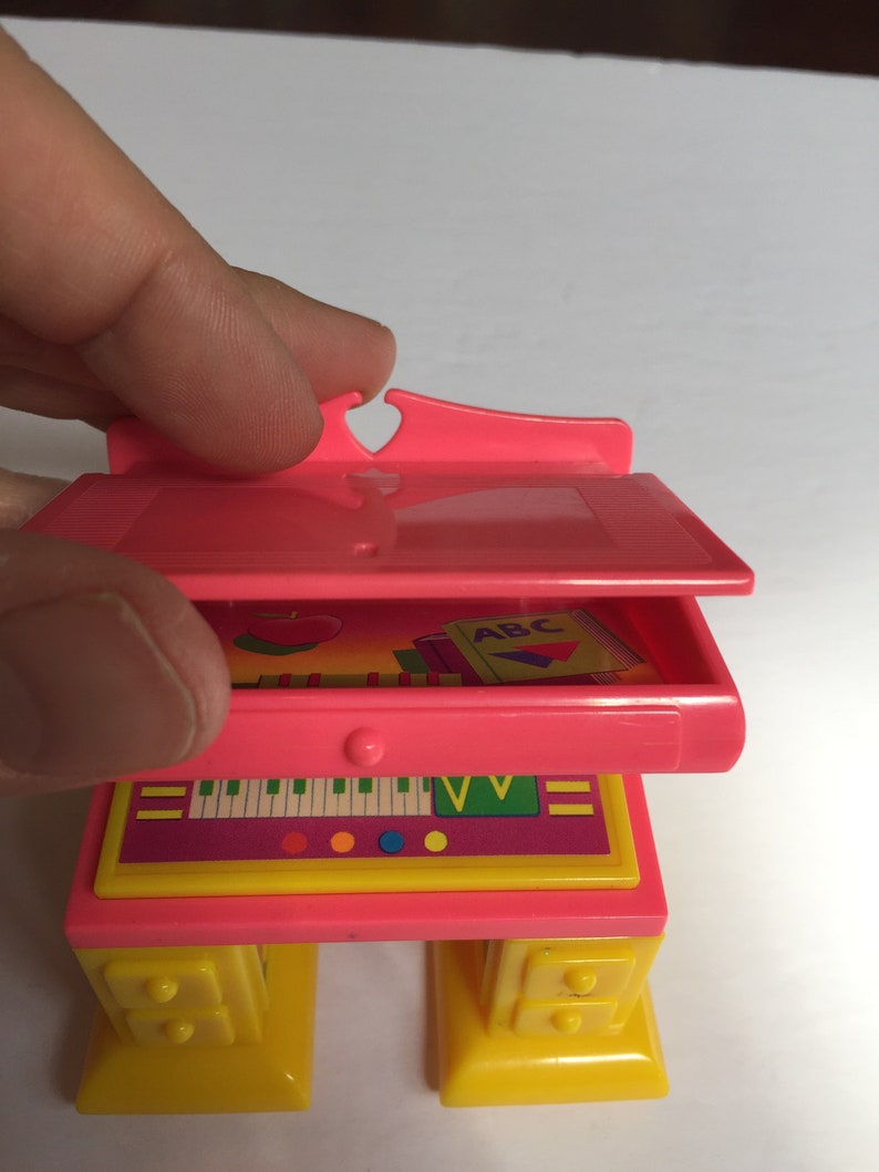 Vintage 1990's Used Playskool Dollhouse Desk/ Computer - Etsy