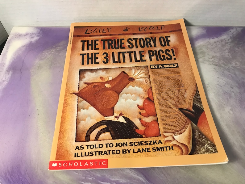Vintage Scholastic the True Story of the 3 Little Pigs - Etsy