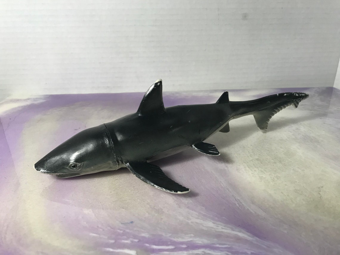 Vintage Made in China TIGER Shark PVC Plastic Shark Figure - Etsy