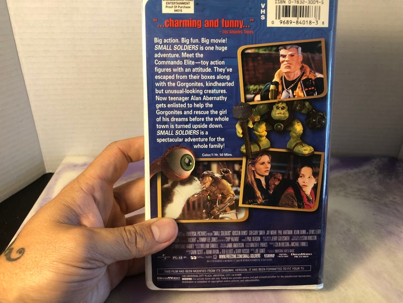 Vintage 1998 Small Soldiers VHS Movie Dreamworks Small - Etsy