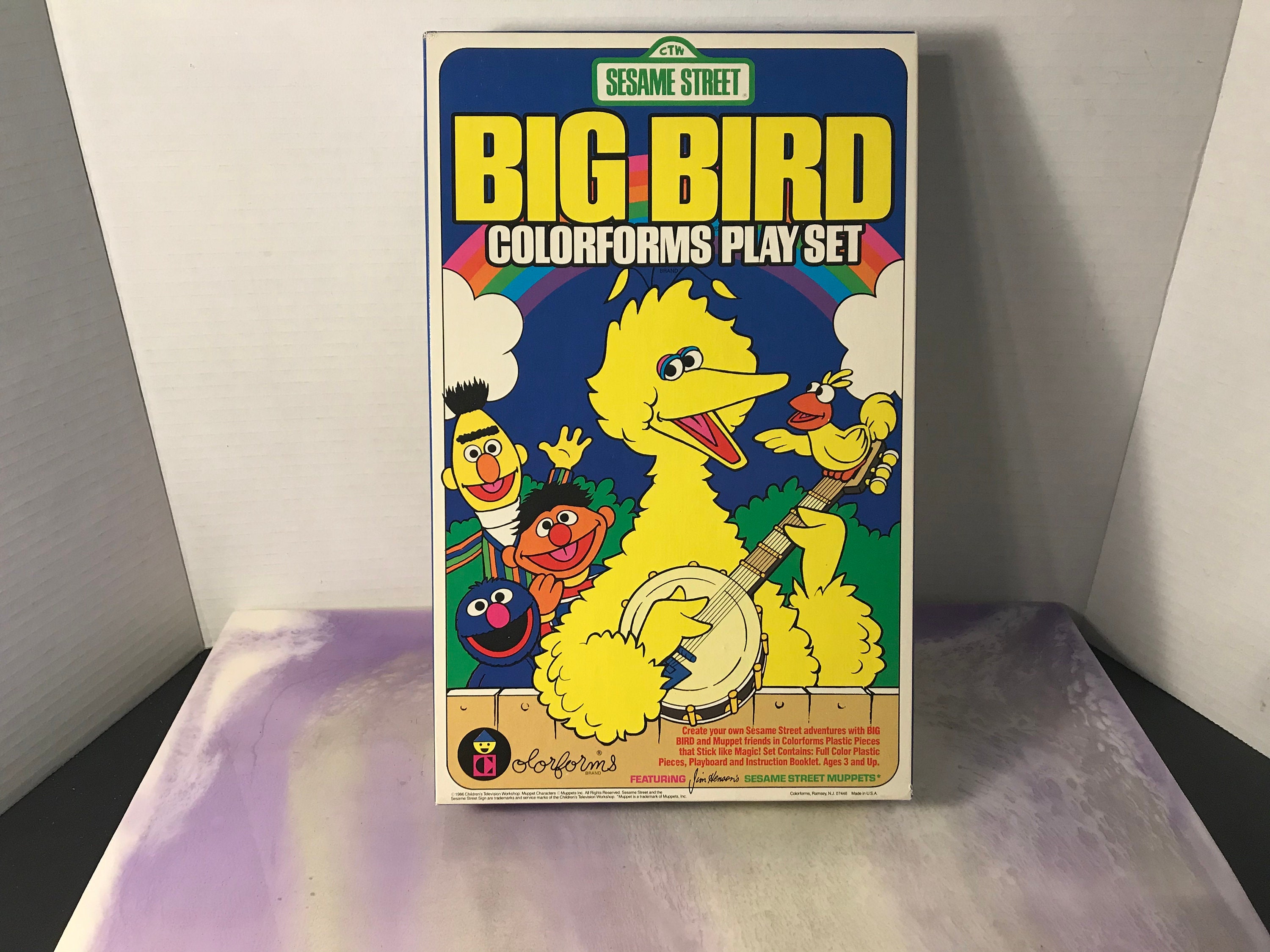 Vintage CTV Sesame Street Big Bird Color Forms Set Complete - Etsy