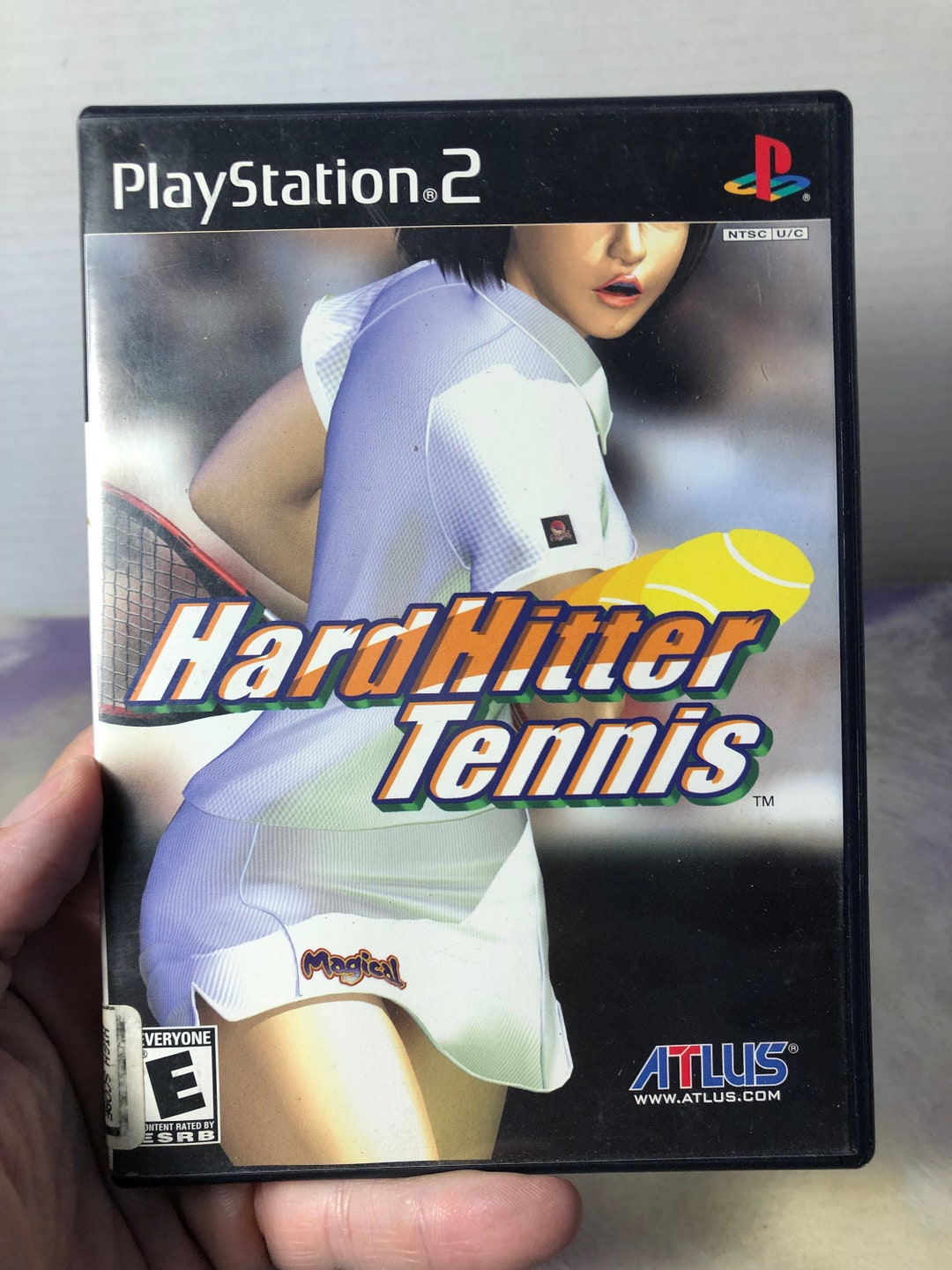 Vintage Playstation 2 Altus Games Hard Hitter Tennis Black Label ...