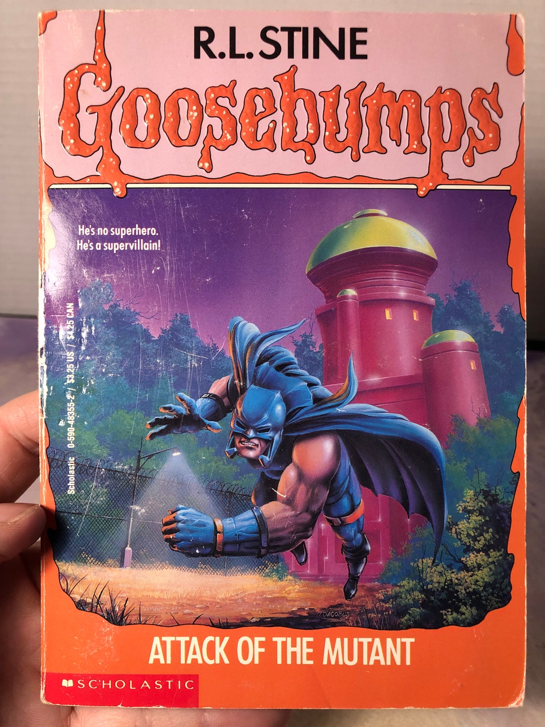 Vintage Attack of the Mutant goosebumps by R.L. Stine paperback Book ...
