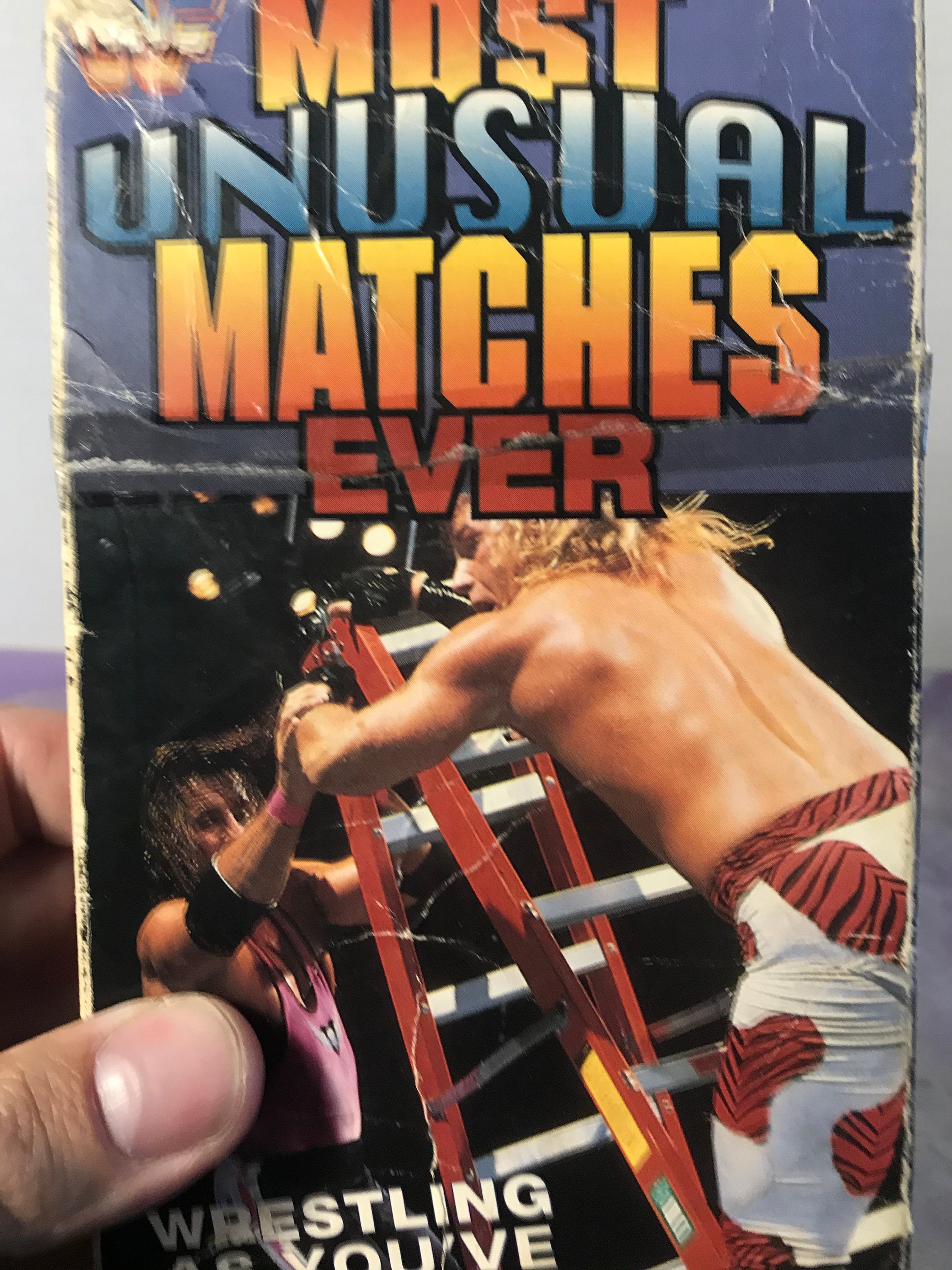 Vintage WWF Most Unusual Matches Ever Home Video 1990's WWE - Rare ...