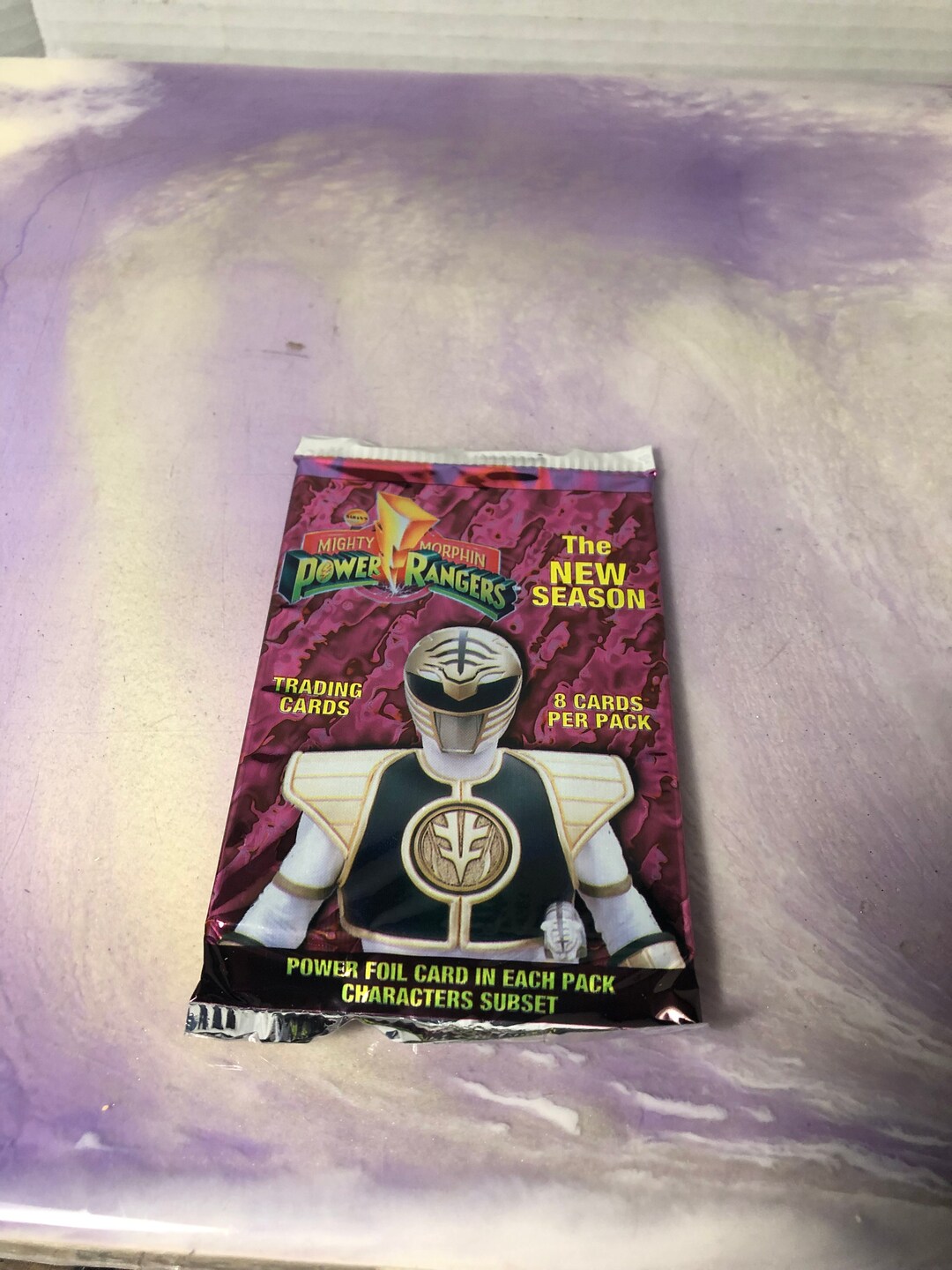 Vintage MMPR - Power Rangers Trading Cards 1990's SEALED PACK - Rare 90 ...