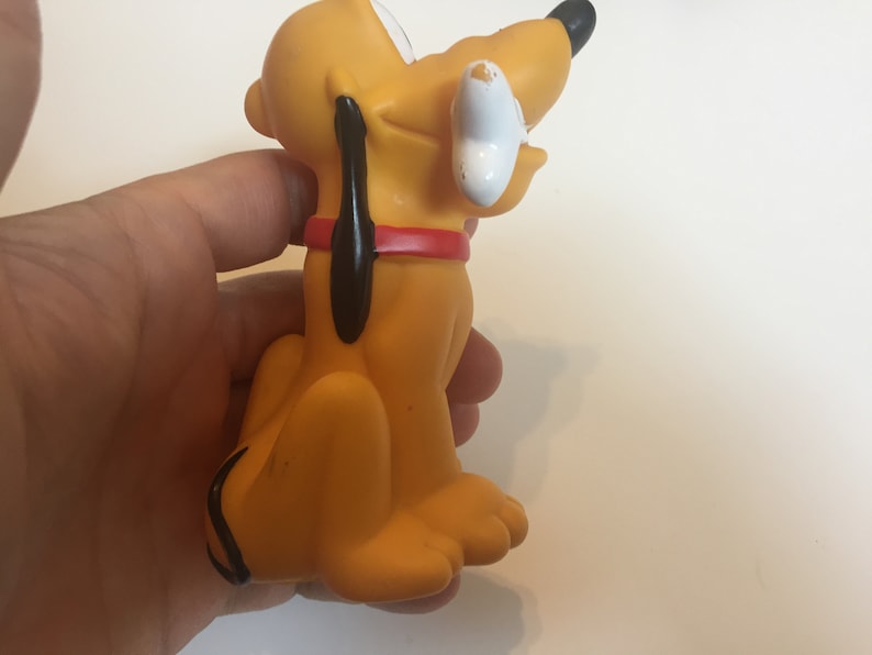 Vintage Pluto Vinyl Cake Topper Figure 4 Inches Tall Vinyl | Etsy