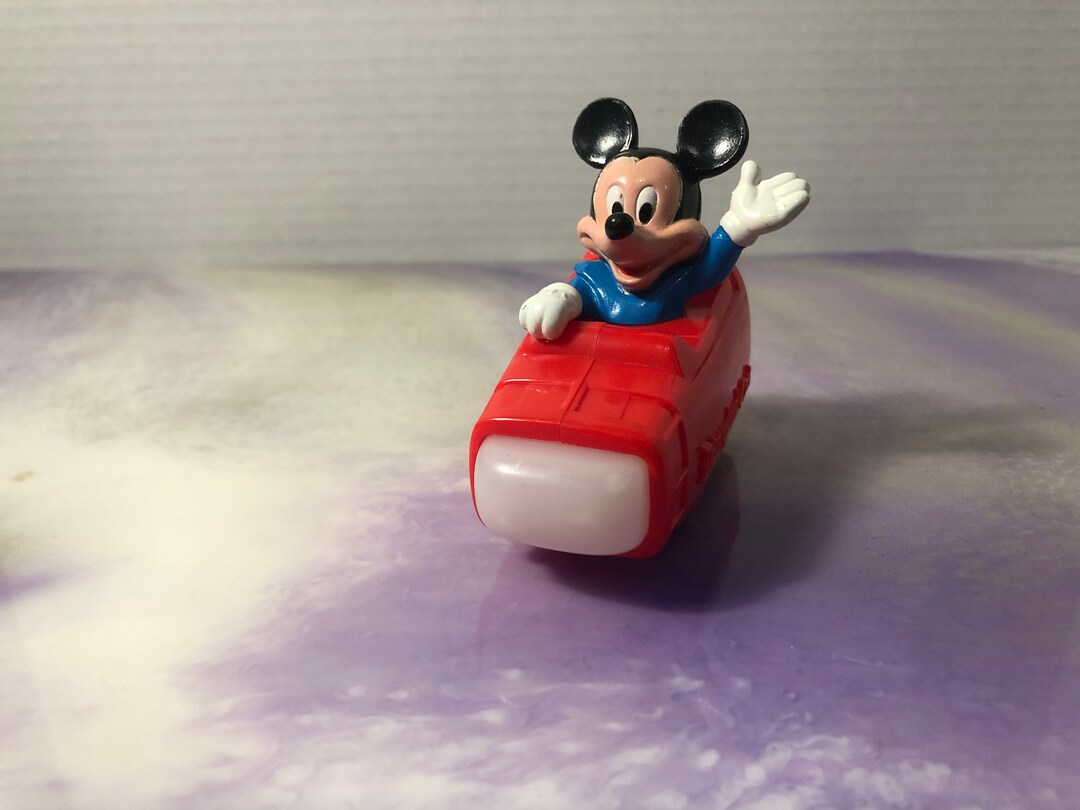 Vintage Mickey Mouse on Space Mountain Ride Disneyland Vintage ...